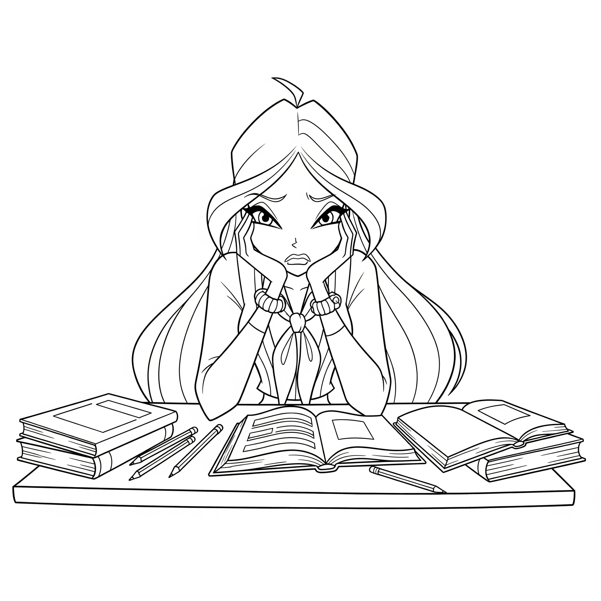 winx club bloomix coloring pages