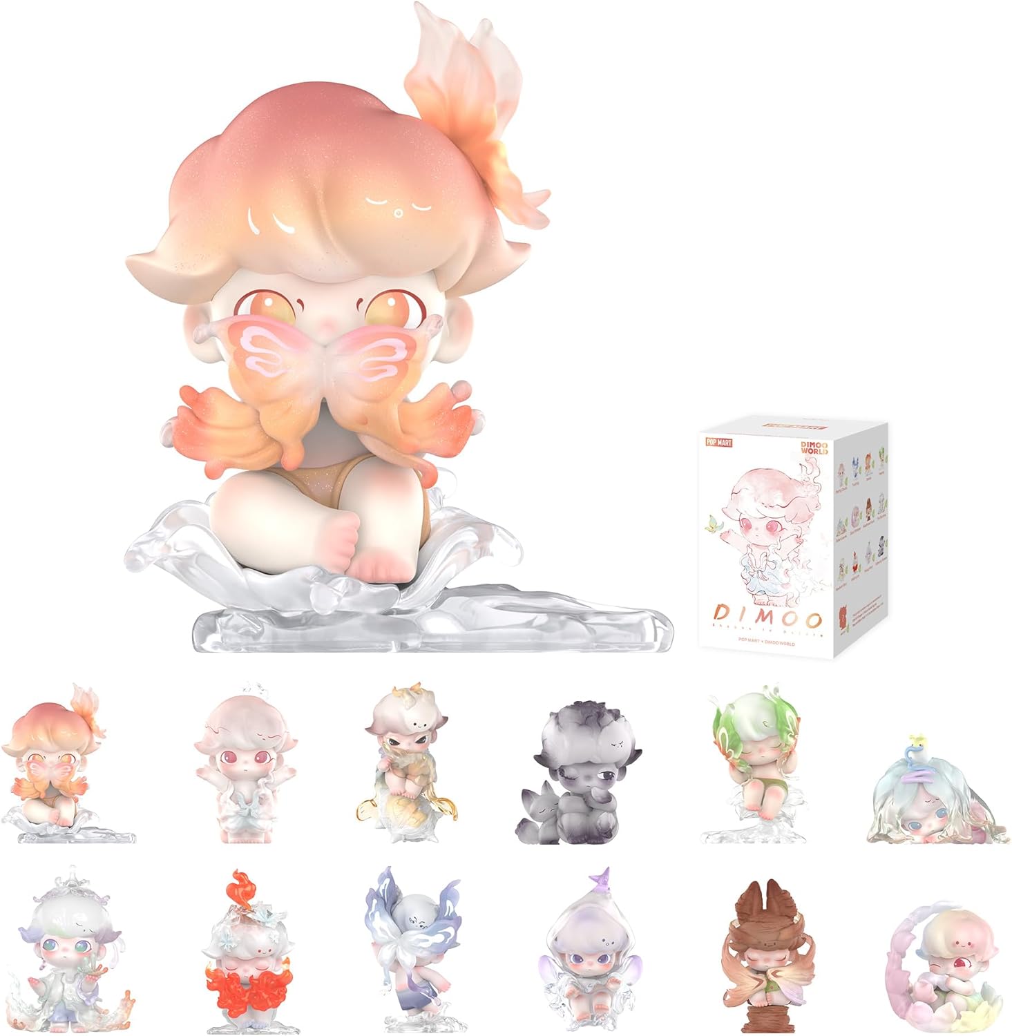 POP MART DIMOO Shapes in Nature Series Blind Box Figures - YouLoveIt.com