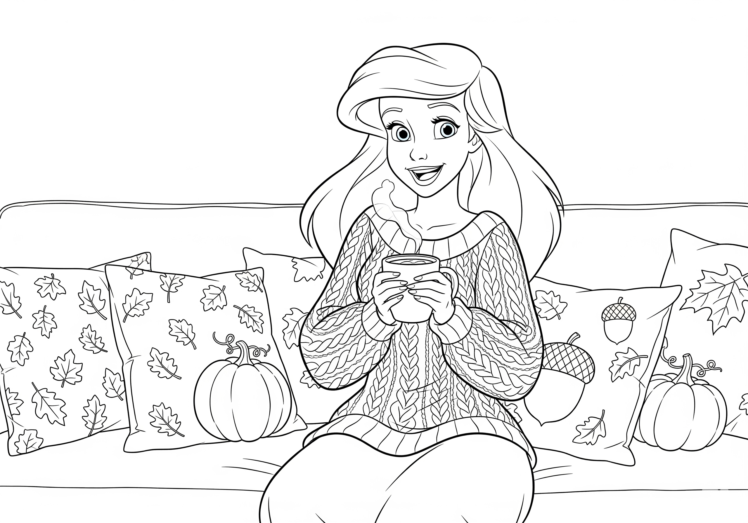 fall disney coloring sheets