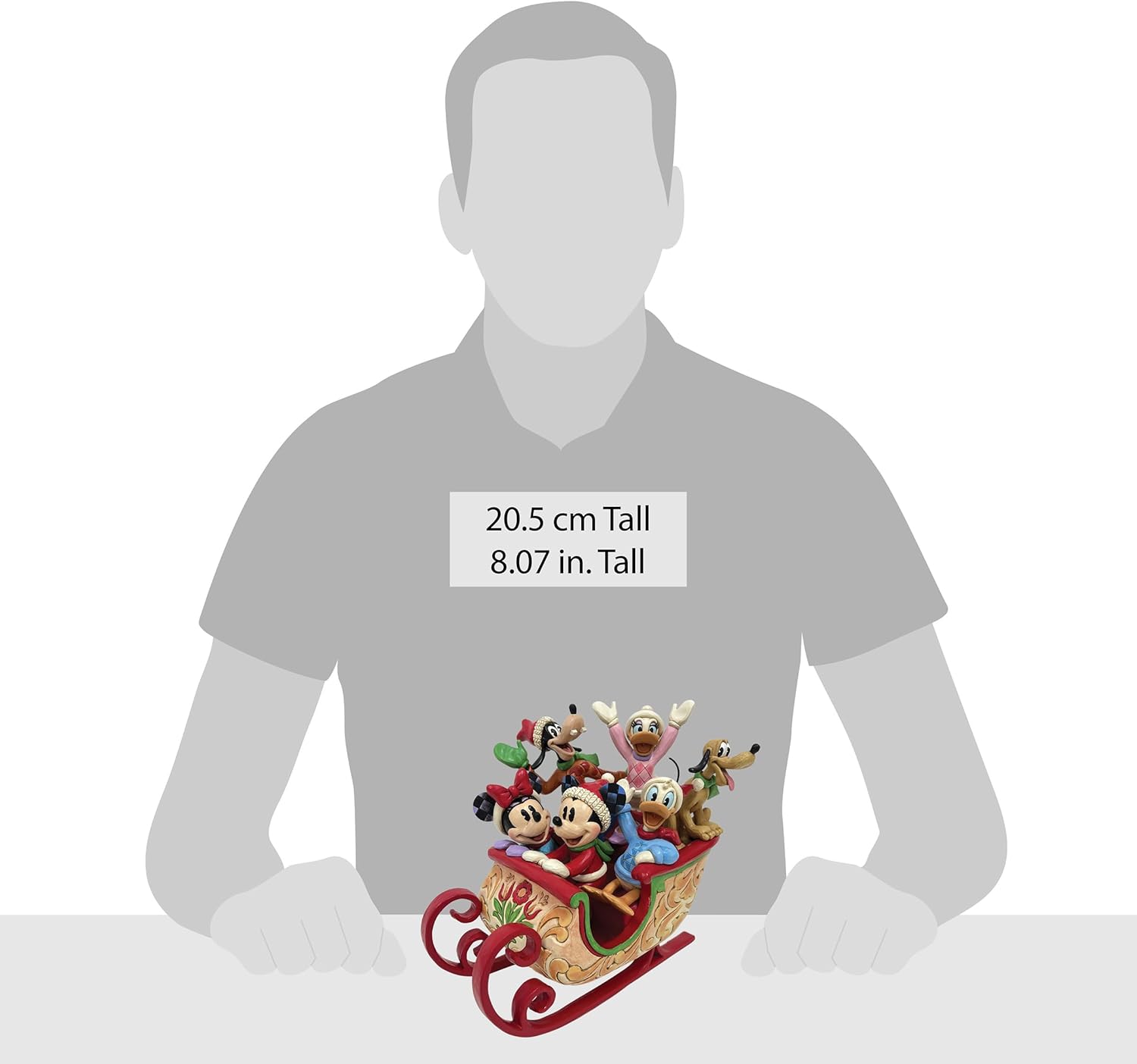 Enesco Disney Traditions by Jim Shore Mickey Mouse and Friends A Sleigh ...