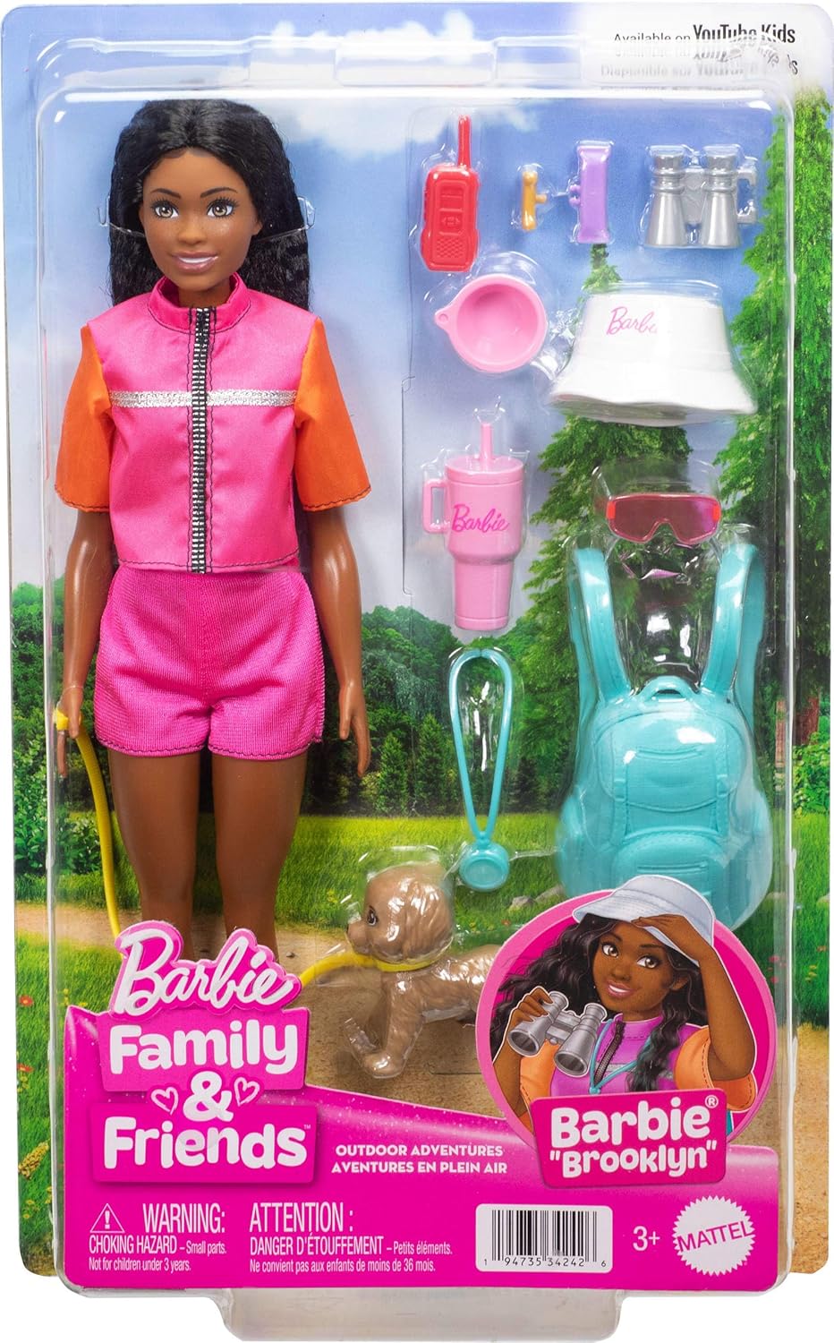 Barbie Family & Friends Barbie Brooklyn Outdoor Adventures Doll 2025 ...