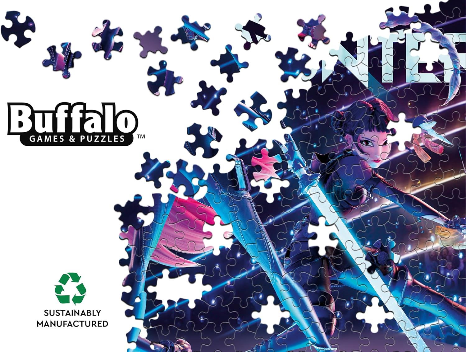 Kpop Demon Hunters Foil and regular Jigsaw Puzzles from Buffalo Games ...