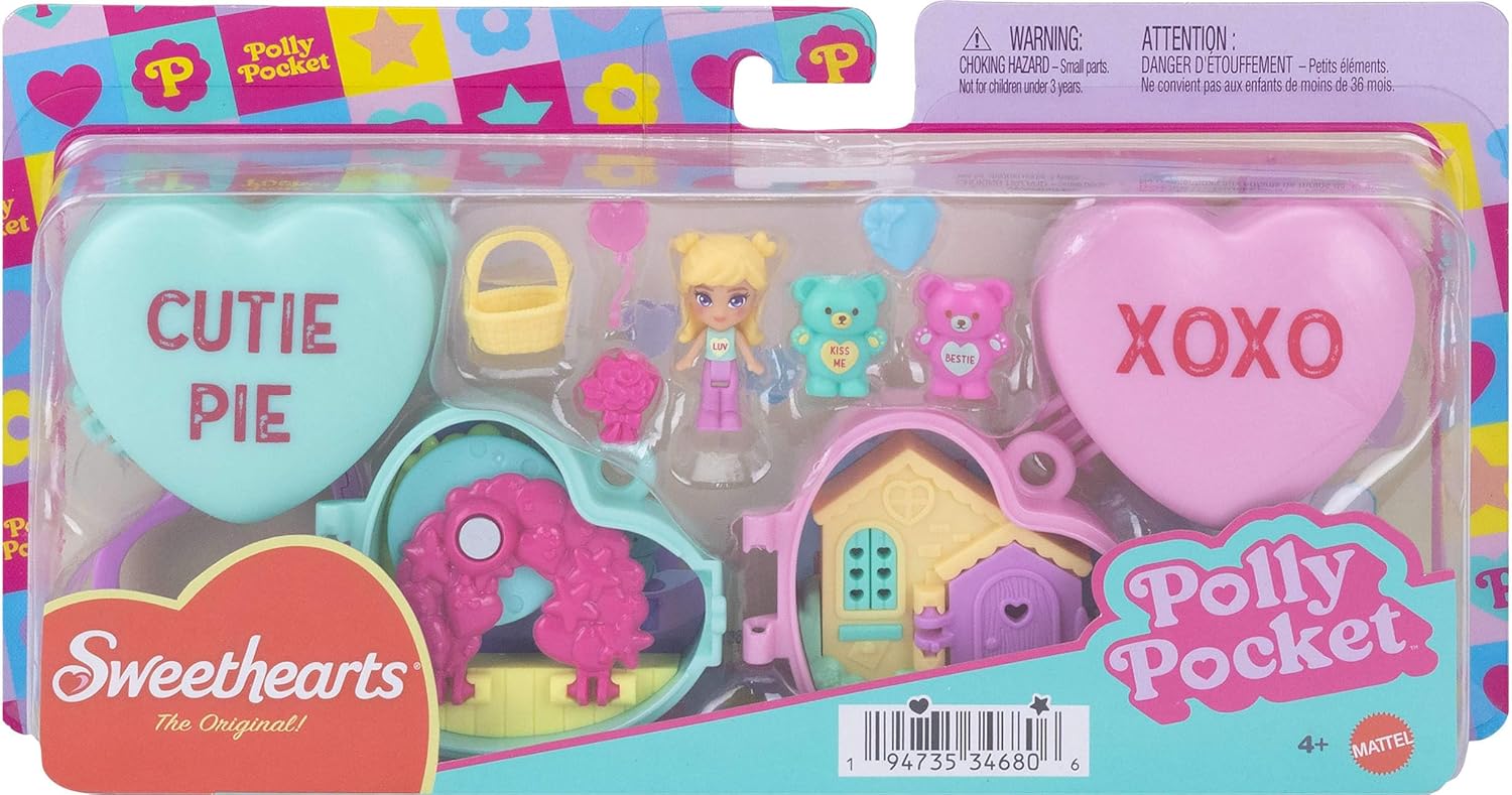Polly Pocket x Sweethearts candy collaboration mini compact set ...