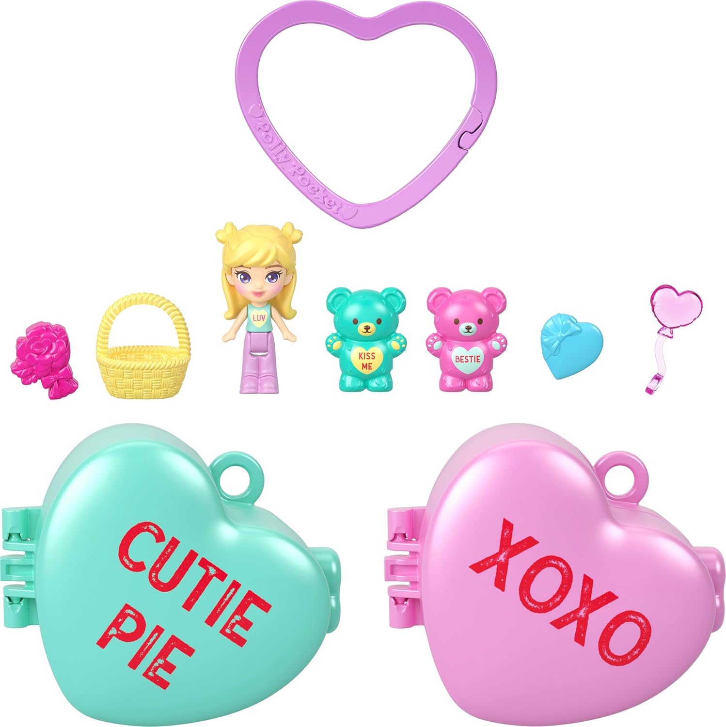 Polly Pocket x Sweethearts candy collaboration mini compact set ...