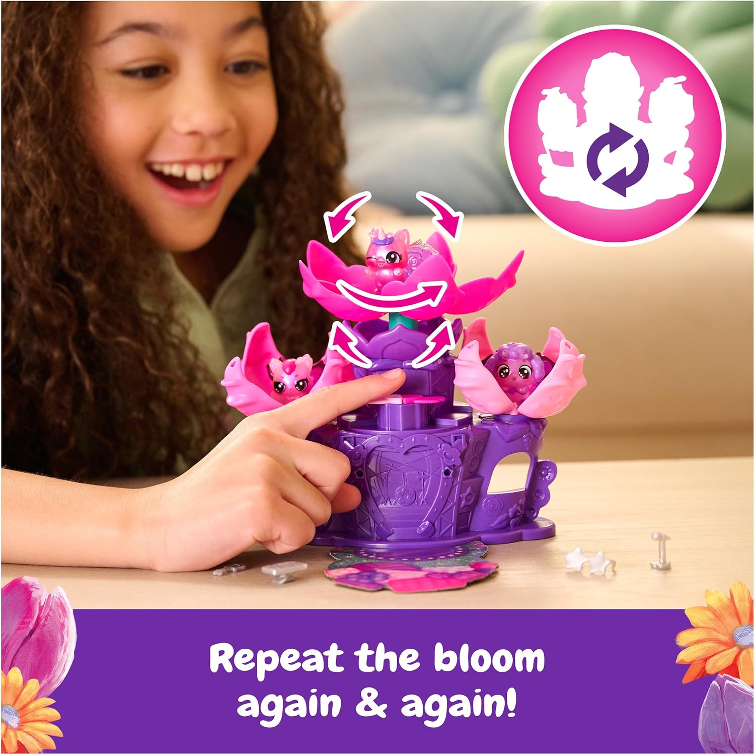 Hatchimals Bloomables Bloom again and again Flower Fest Collectibles ...