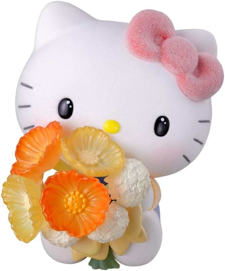 Hello Kitty and Friends mofamofy figures with flowers - YouLoveIt.com