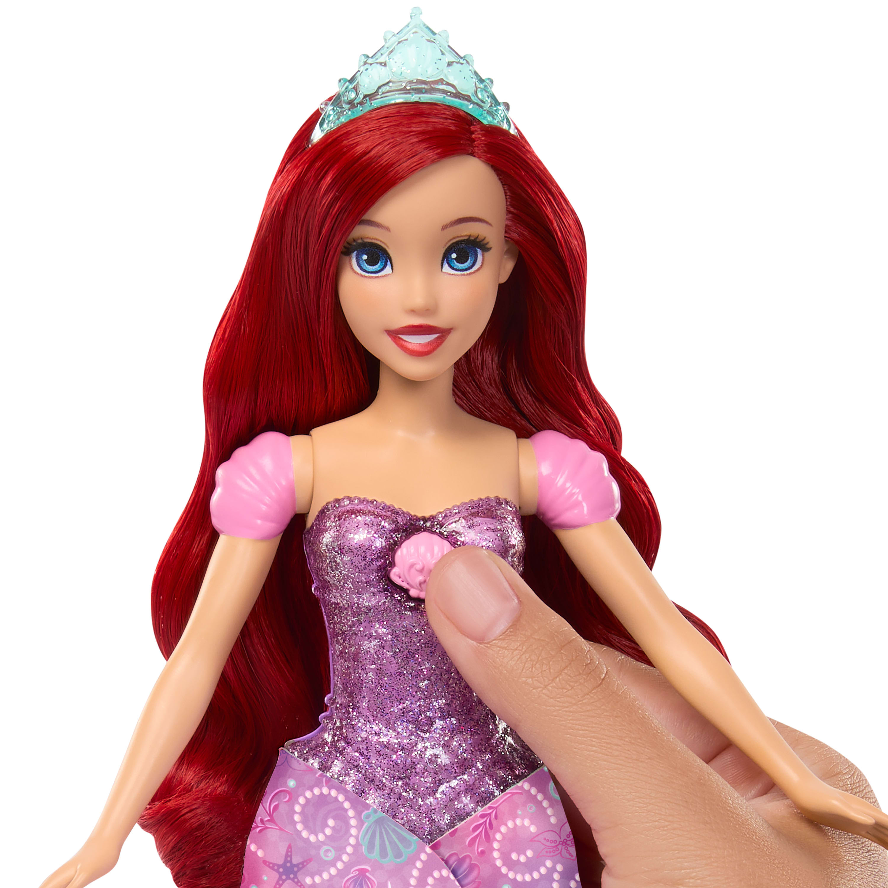 Disney Princess Ariel Human to Mermaid Transforming Fashion Doll ...
