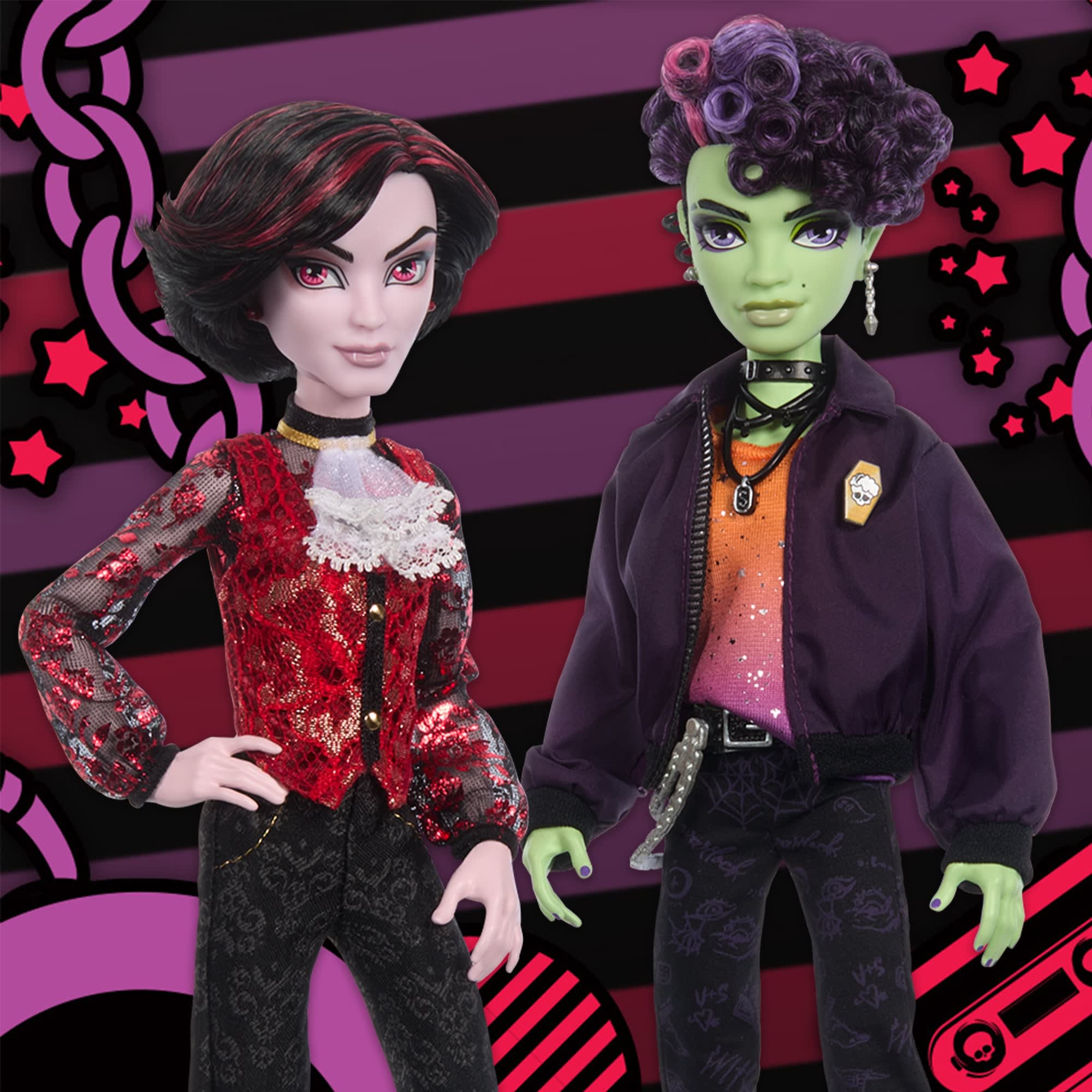 Monster High Skullector 2026 2-pack Kieran Valentine and Spelldon ...