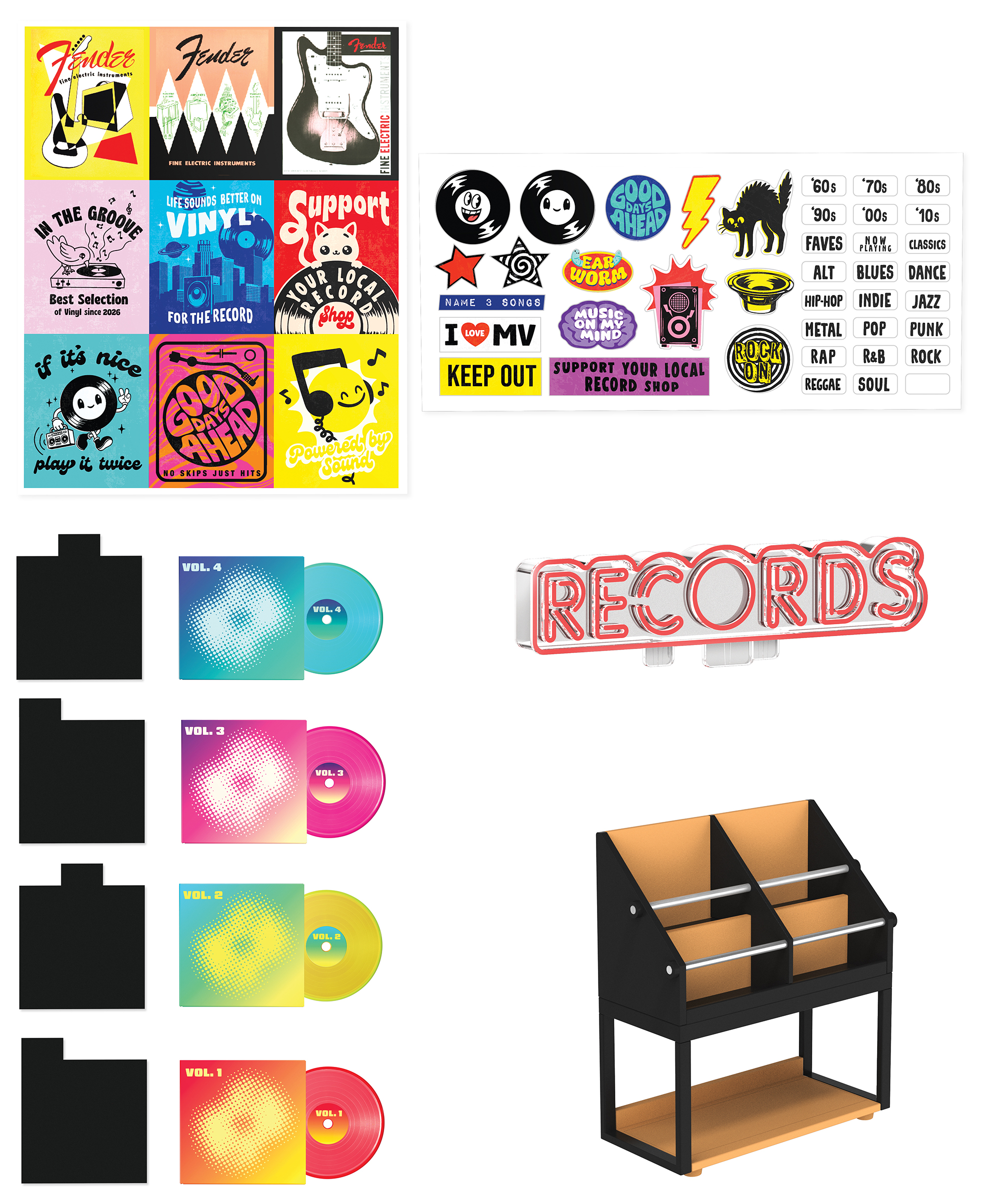 MGA's Miniverse Real Music Record Shop - YouLoveIt.com