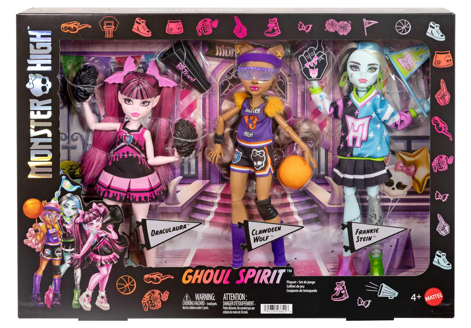 Monster High G3 Ghoul Spirit 3-Pack doll set 2026 - YouLoveIt.com